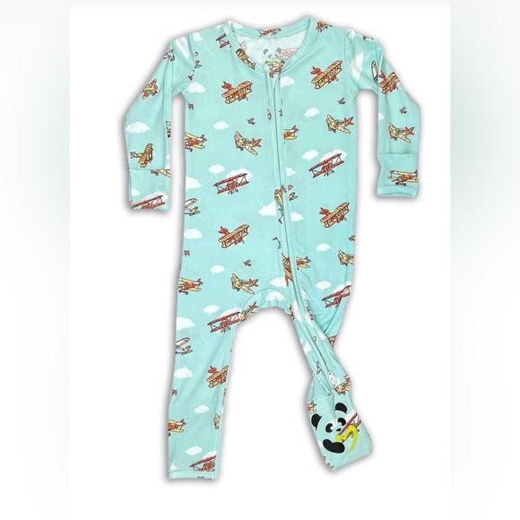 Bellabu Bear | Pajamas | Bellabu Bear Bamboo Baby Sleeper Pjs Airplane ...
